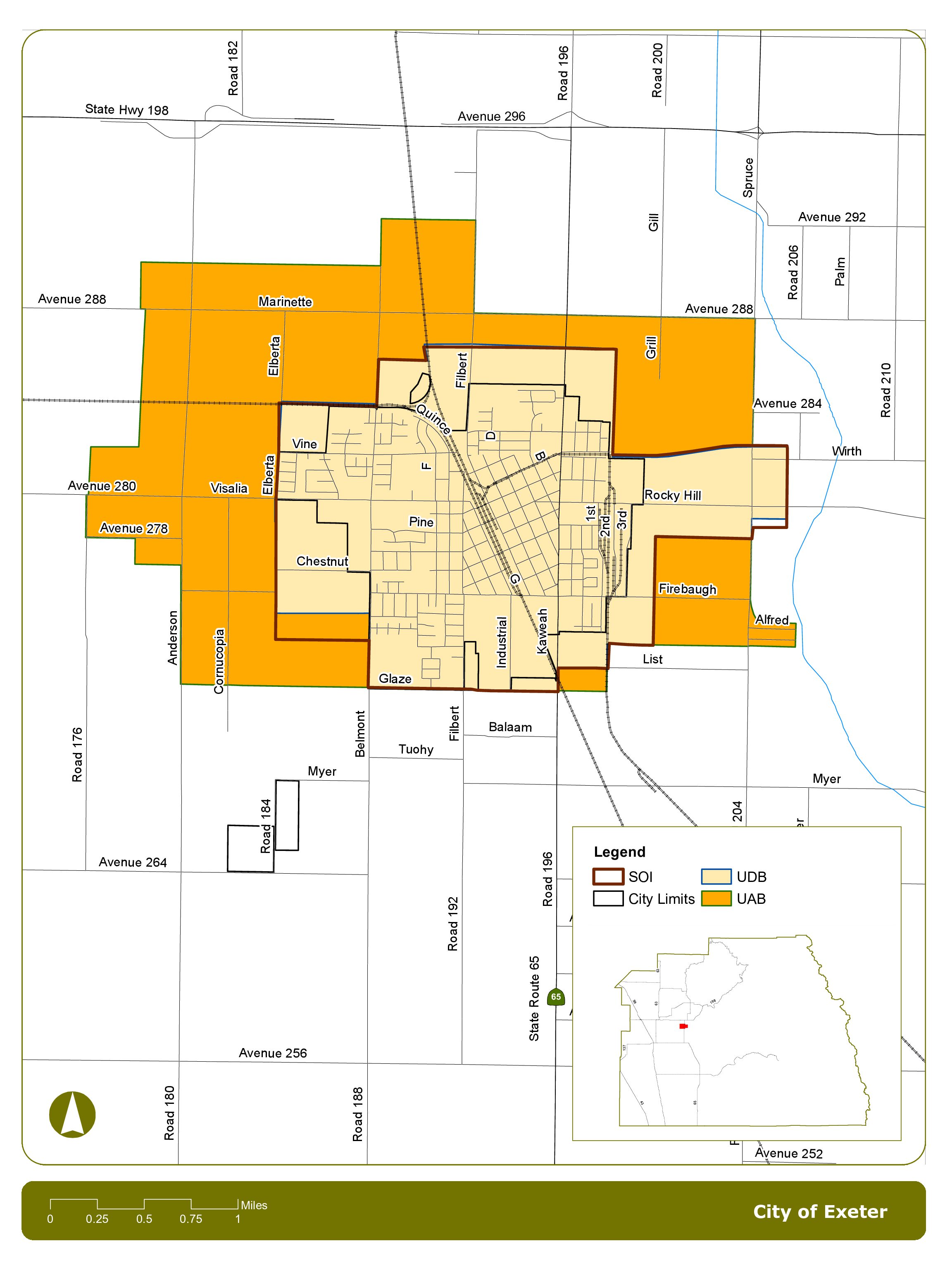 General Plan Map | City of Exeter