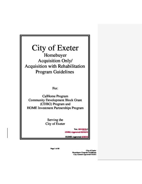 CC Staff Report Item B2 Exhibit B EXE HB Guidelines.2018.1 | City of Exeter